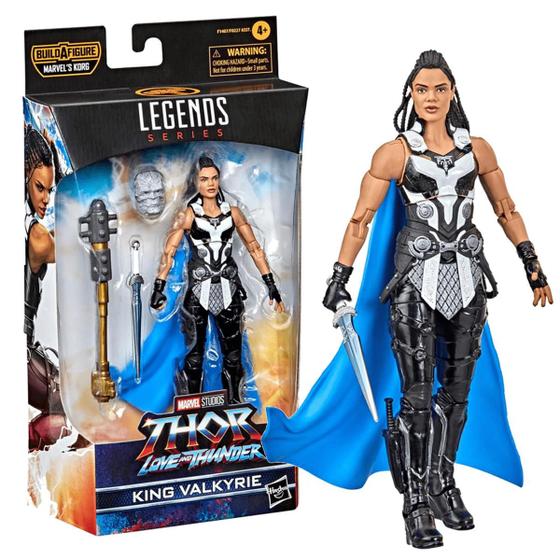 Figura Rei Valquiria Marvel Legends Valkyrie Brunnhilde Thor Amor e ...