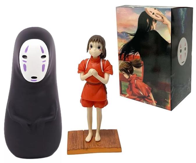 Figuras Chihiro E Kaonashi Sem Face Bonecos Viagem De Chihiro Spirited ...