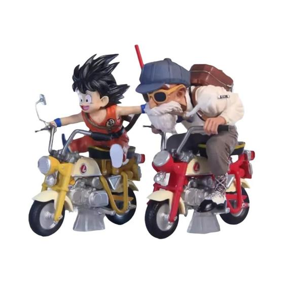 Figuras De Ação Da Série Anime Biker Shenron Kuririn Son Goku Vegeta ...