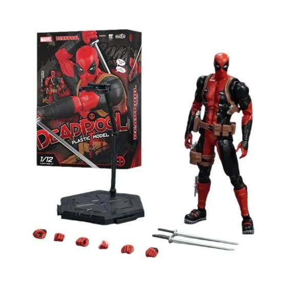 Figuras De Ação Deadpool Wolverine Escala 12 Articulações Móveis Versão ...