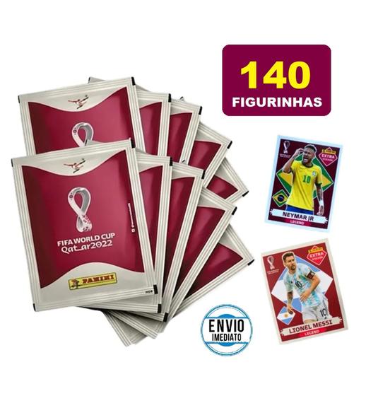Figurinhas da Copa do mundo 2022 da panini Qatar kit com 100, 120, 140 ...