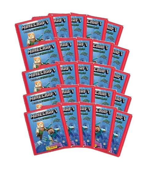 Figurinhas Minecraft 10 Envelopes 50 Figurinhas Panini - Figurinhas ...
