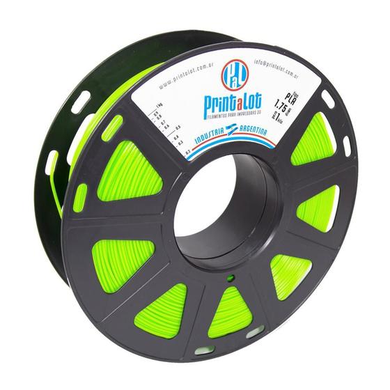 Filamento Impressão 3D Printalot Pla Fluorescente Amarelo - Filamentos ...