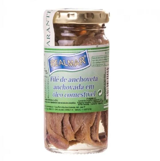 Filé de Anchova REALMAR Óleo de Girassol 100g - Anchova / Aliche ...