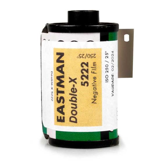 Filme fotográfico 35mm Kodak Eastman Double-X 5222 ISO 250 Preto e ...