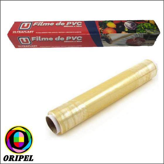 Filme pvc 280mm x 30m Ultraplast - Papel Filme - Magazine Luiza
