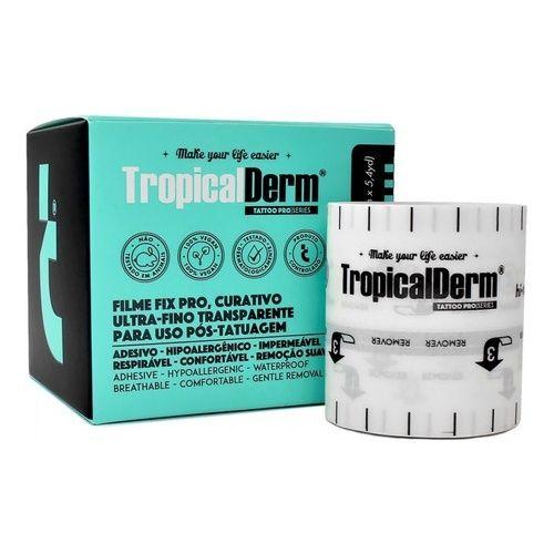 Filme Transparente Fix Pro Rolo 05cm x 5m Tropical Derm P/ Tatuagens e ...