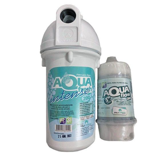 Filtro Aquafresh Intense 200 Com Refil Aquaflow Policarbon - Feramentar - Filtro para Aquário ...