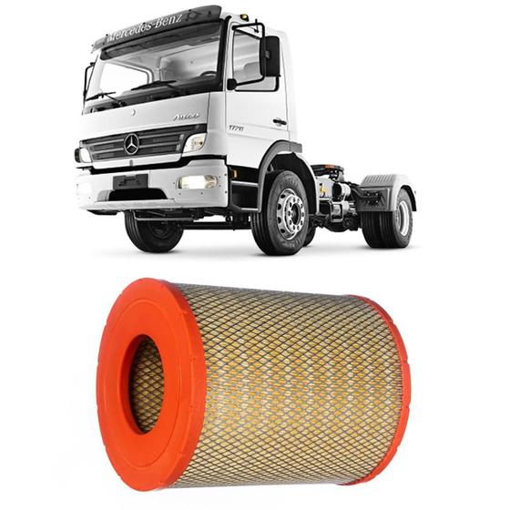 Filtro Ar Mercedes Benz Atego 1728 OM 926 LA 2007 a 2010 ARS9841 Tecfil ...