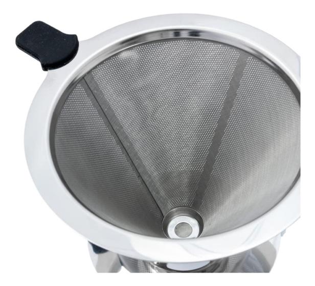 Filtro Coador de Café Inox Reutilizável Sem Uso de Papel 102 ...