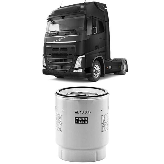 Filtro Combustível Volvo FH 420 D13C 2009 a 2021 MANN-FILTER WK10006Z ...