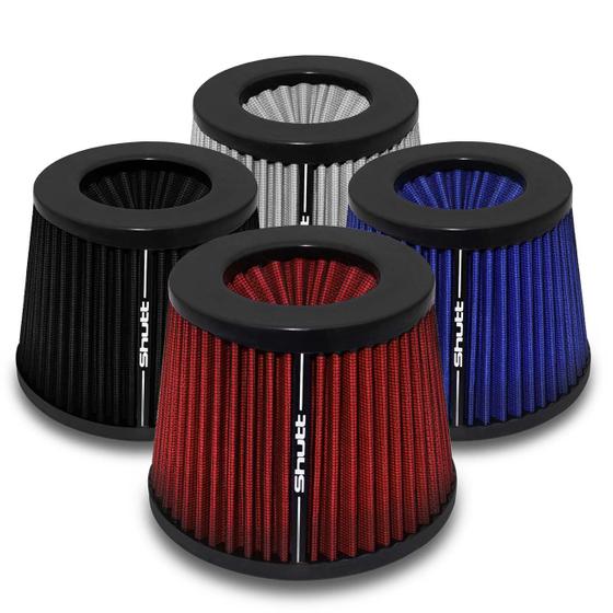 Filtro de Ar Esportivo Duplofluxo Monster 72mm Cônico Lavável Shutt ...