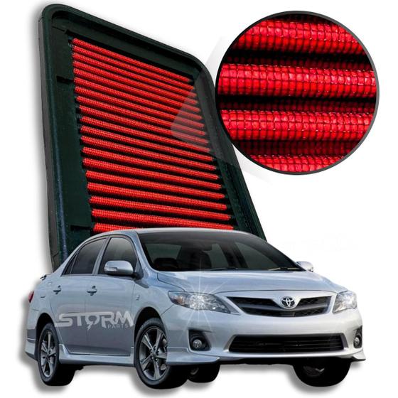 Filtro de Ar Esportivo Toyota Corolla 2.0 Flex Ano 2011 A 2019 modelo ...