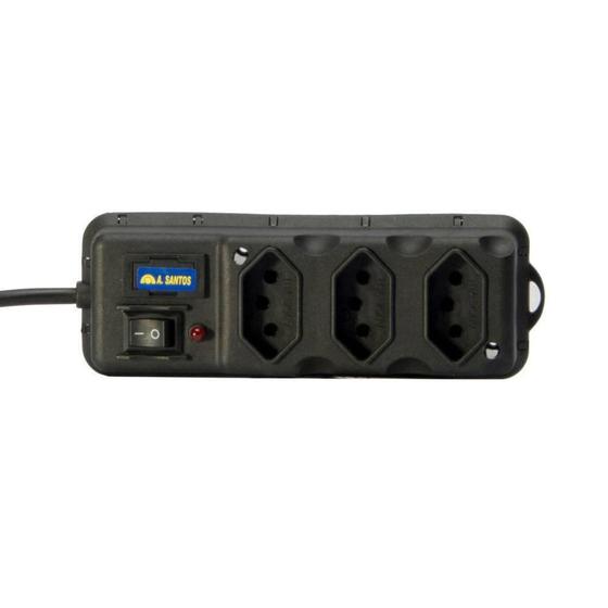 Filtro De Linha 3 Tomadas Com Fusível - A-Santos - Filtro de Linha - Magazine Luiza
