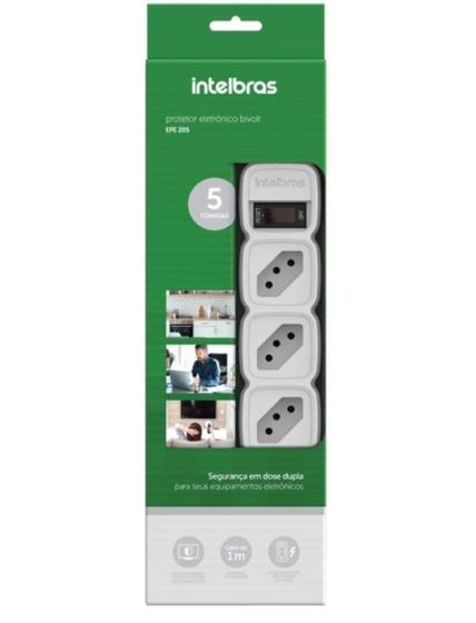 Filtro De Linha Protetor Intelbras EPE 205 Bivolt Cor Branco - Filtro de Linha - Magazine Luiza