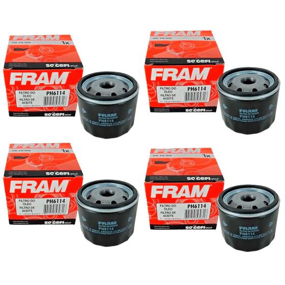 Filtro De Óleo Fram Ph6114 Bmw F800 F 650 4 UNIDADES - Filtro de Óleo ...