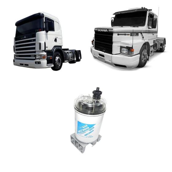 Filtro Diesel Completo Separador Agua 1393639 Scania Serie 4 - BRC ...