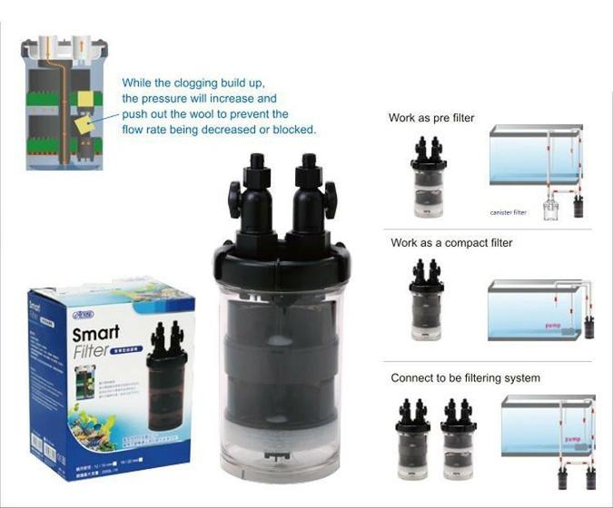 Filtro externo modular tipo canister sem bomba ista Smart Filter ...