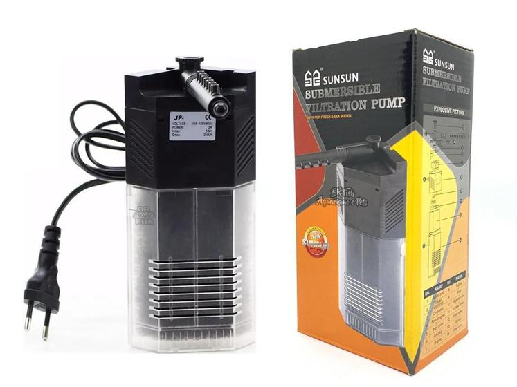 Filtro Interno De Canto Sunsun Jp-092 250 L/H 110V Aquários - Filtro ...
