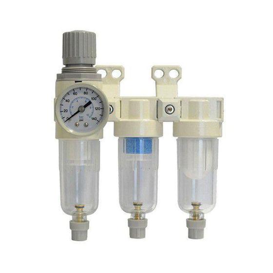 Filtro Regulador Odontológico 1/4 Com Manômetro - Chiaperini - Filtro Regulador de Ar para ...