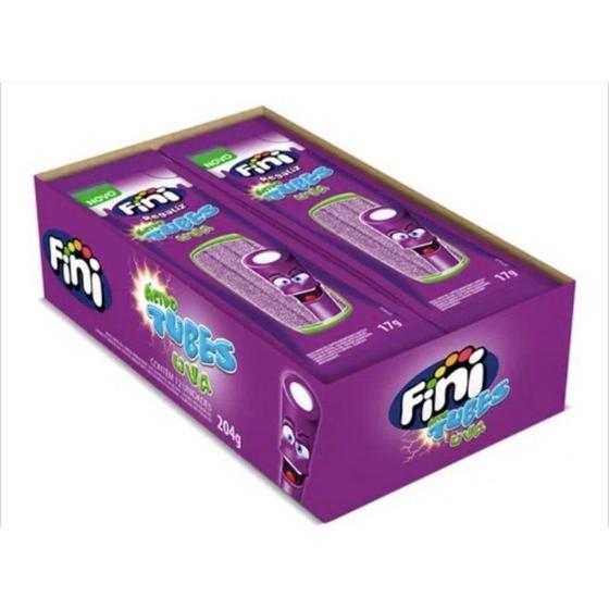 Fini Tubes Uva Azedinha Caixa C/12unid - 180g - Balas - Magazine Luiza