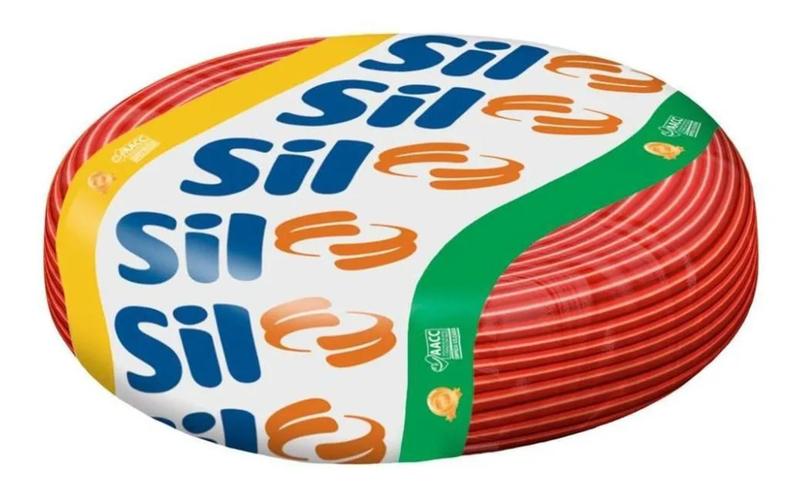 fio cabinho flexivel 10mm rolo 100m vermelho - SIL - Cabo / Fio ...