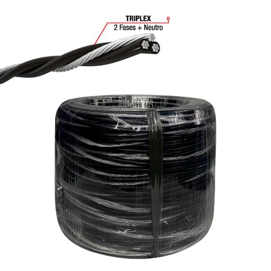 Fio Cabo Alumínio Multiplexado Triplex Nu 10mm 150 Metros - CLICK CABOS ...
