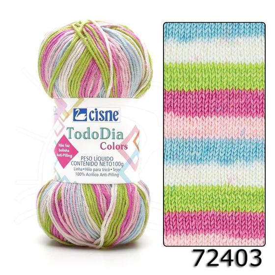 Fio Cisne Todo Dia Colors 100g - Fios - Magazine Luiza