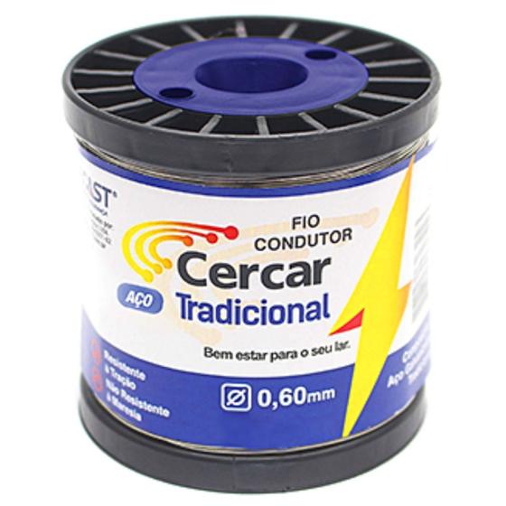 Fio Condutor Aço Tradicional Galvanizado 0,60mm 200m Cercar - Fio ...