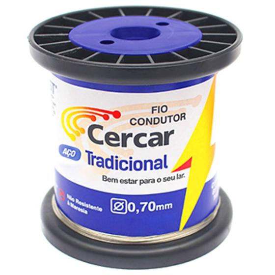 Fio Condutor Aço Tradicional Galvanizado 0,70mm 200m Cercar - CABLE ...