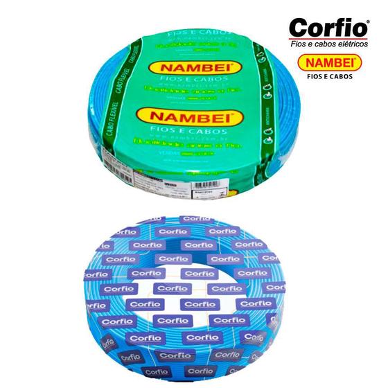 Fio Corfio/Nambei Flexivel 1,5Mm Rolo Com 100 Metros Azul - Corfio ...