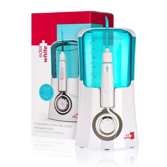 Fio Dental de Água Irrigador Oral Flosserpik 3 Edel-White - Irrigador ...