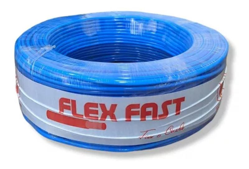 FIO ELÉTRICO CABO FLEXIVEL 4,00mm AZUL -25 Metros 750v - FLEX FAST ...