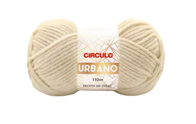 Fio Lã Urbano Circulo 100G Crochê Trico 7684 Natural - Fios - Magazine ...