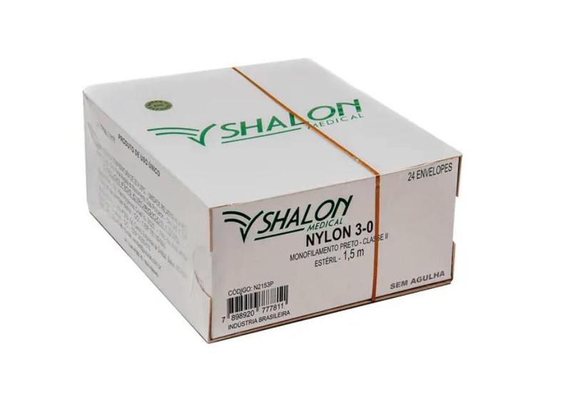 Fio Nylon 3-0 Sem Agulha Caixa C/24 Unid - Shalon - Fio de Nylon para Aparador - Magazine Luiza