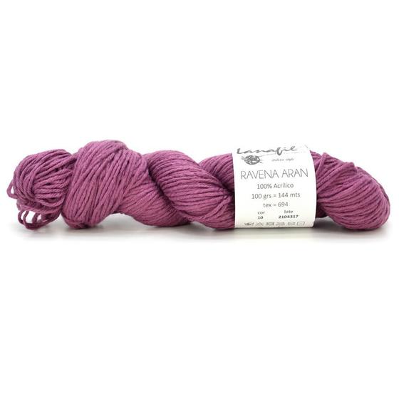 Fio Ravena Aran 100g - Lanafil - Fio de Nylon para Aparador - Magazine ...