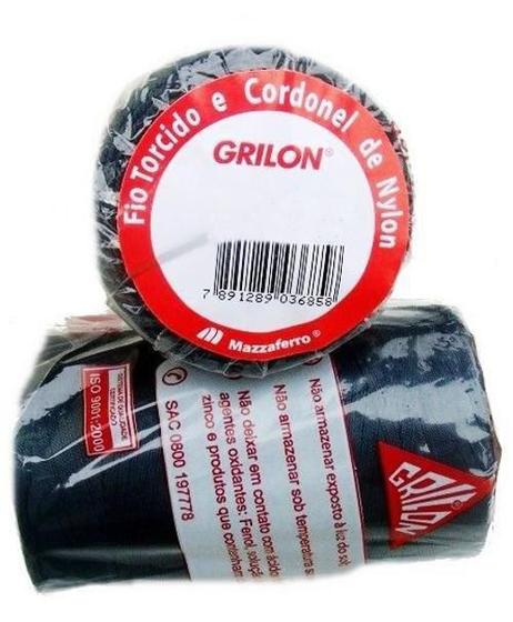 Fio Torcido Encala Grilon Preto 210/24 Mazzaferro 200 Gramas - Carretel ...