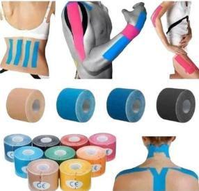 Fita Adesiva Kinesio Taping: Bandagem Fisioterapia Muscular para Alívio de Dor e Lesões - Online ...
