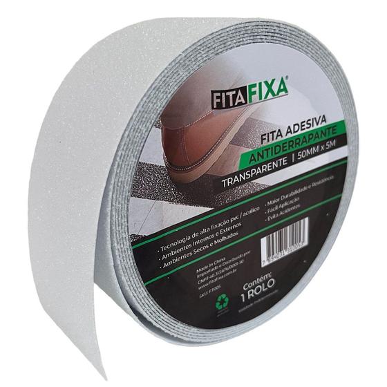 Fita Antiderrapante Incolor Adesivo Box Escada Rampa Rolo 5m - Fita ...