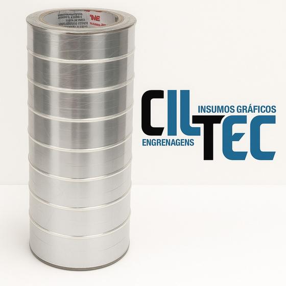 Fita de Alumínio 3M 419 25mm x 30m para Embalagens Industriais e ...