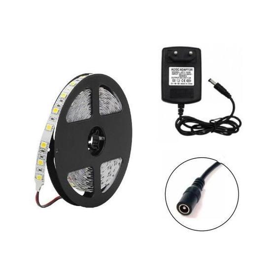 Fita De Led Piscina 5 Metros 300 Leds Prova D'Água + Fonte - Aparte ...