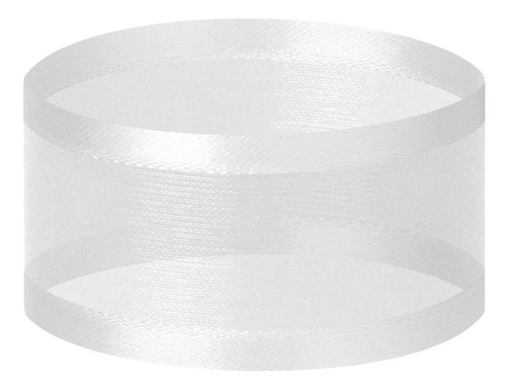 Fita De Organza C Cetim 25mm X 10 Metros C/20 Un = 200metros - Fitas ...