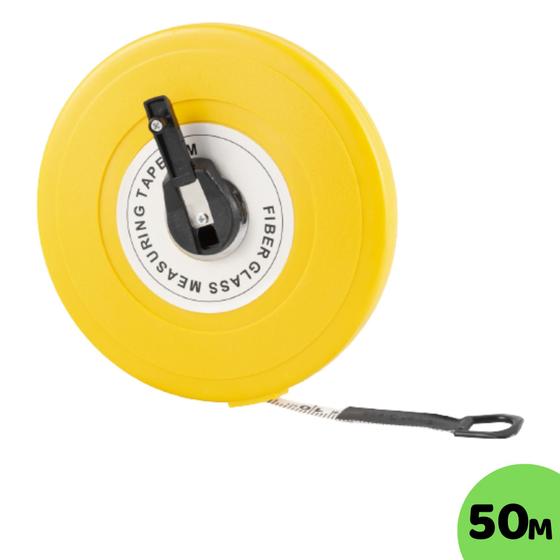 Fita Fibra De Vidro Trena 50 metros C/Manivela Caixa Fechada - Eda ...