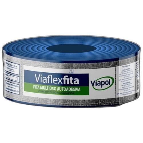 Fita Impermeabilizante Viaflex Viapol Alumínio 5cm x 10m - Fita para ...