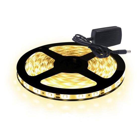 Fita Led 2835 Amarelo 5 Metros Fonte E Conector - CTB - Fita de LED ...