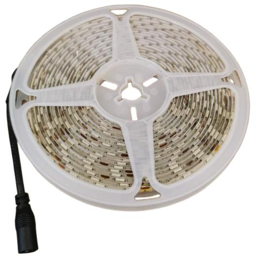Fita Led 5050 5 Metros COM silicone Ip65 Branco Frio 12V - SAM - Fita ...
