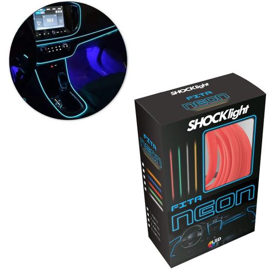Fita Led Luz Interna Neon Painel Carro 3m Metros Tunning - Shocklight ...