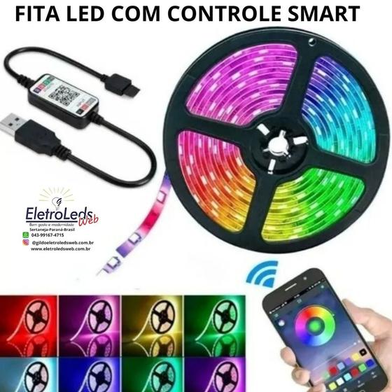 Fita led RGB digital controle por app - Roya - Fita de LED - Magazine Luiza