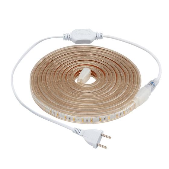 Fita Led Tensão De Rede Double Line 127V 10w/m 3000k Stella - Fita de ...