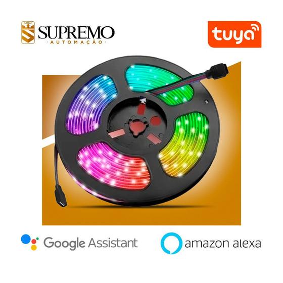 Fita Led Wifi Inteligente RGB 5050 - Nova Digital - Novadigital - Fita ...